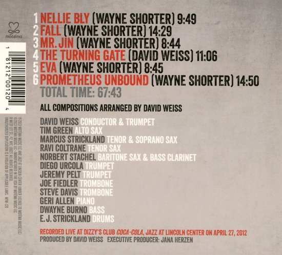 David Weiss - Endangered Species The Music Of Way (CD), David Weiss ...