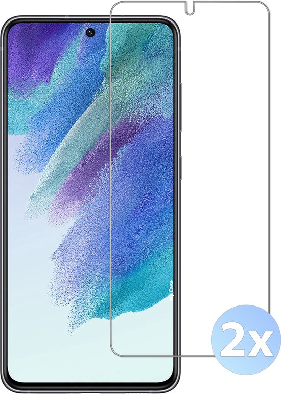 Geschikt voor Samsung S21 FE Screenprotector Tempered Gehard glas - 2 stuks beschermglas | bol
