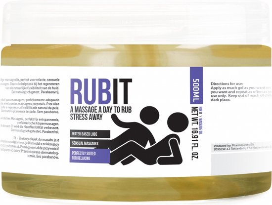 Shots - Pharmquests Rub It - A Massage A Day To Rub Stress Away - 500 ...
