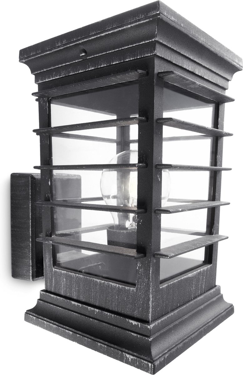 Philips Patio muurlamp - grijs | bol.com