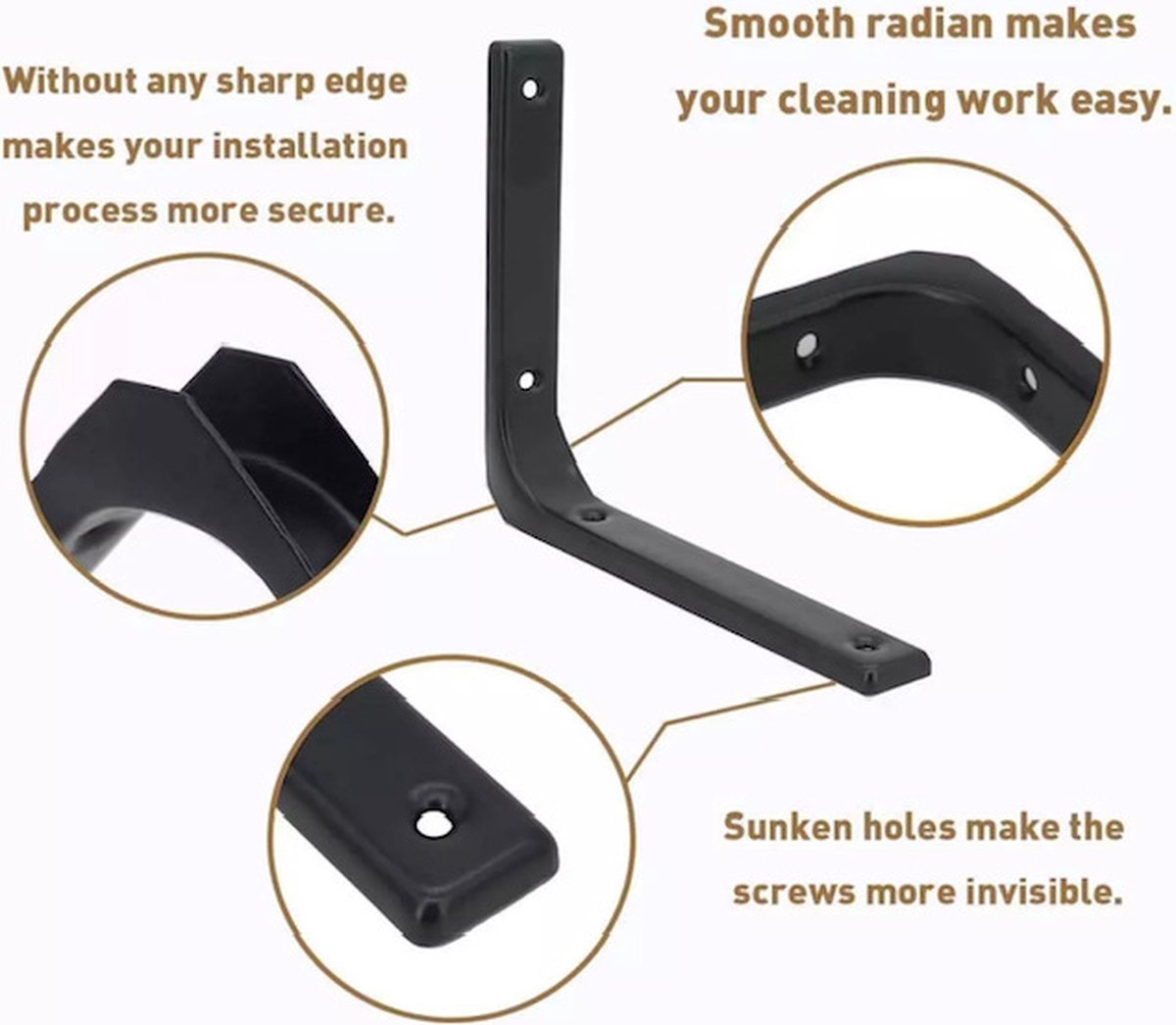 Leg plank dragers - Draagbeugel - Rek Beugel Plank - Plankendragers ...