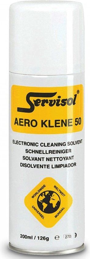 Servisol Aero Klene 50 - printplaat reiniger - spuitbus - 200ml | bol