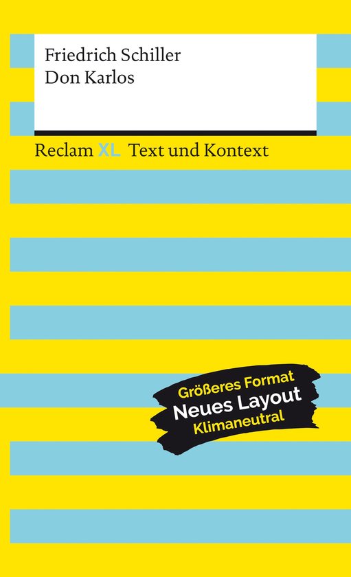 Reclam XL – Text und Kontext - Don Karlos (ebook), Friedrich Schiller ...