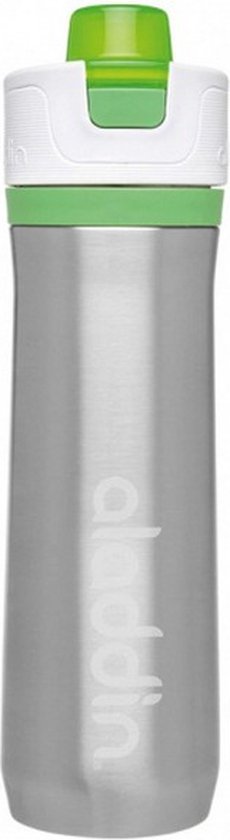 waterfles Active Hydration RVS 600 ml zilver/groen | bol.com