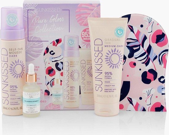 Sunkissed - Pure Glow Collection - Tanning Gift Set - Dark | bol.com
