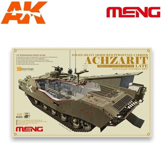 1:35 MENG SS008 Israel heavy armoured personnel carrier Achzarit - Late ...