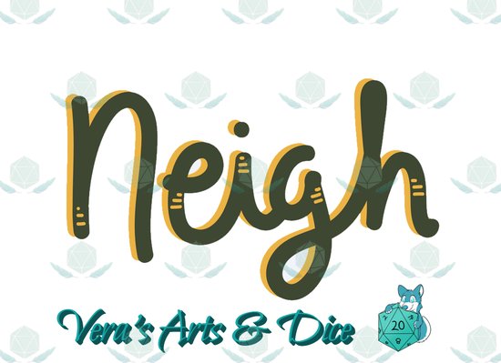 Neigh Sticker - Wilde Dieren - Tekst Quotes Stickers - Deur Stickers ...