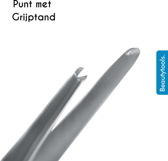 BeautyTools Punt Pincet SOLID-GRIP - Verband Pincet - Wattenpincet Voor ...