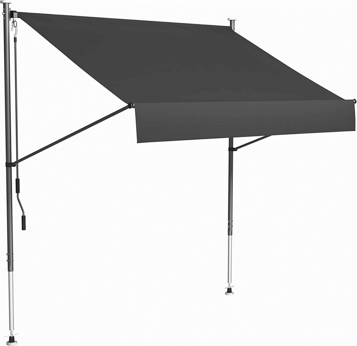 Luifel-Klem Luifel Balkon Luifel Intrekbare Luifel Met Hand Crank ...