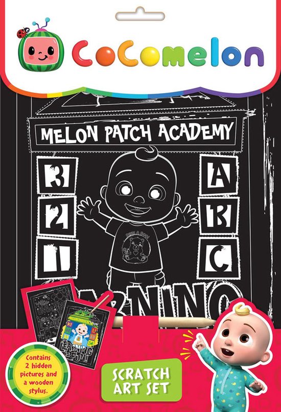 Cocomelon Scratch art - scratch book - 3+ | bol