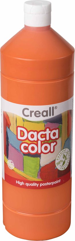 Creall Dacta Color plakkaatverf oranje. | bol