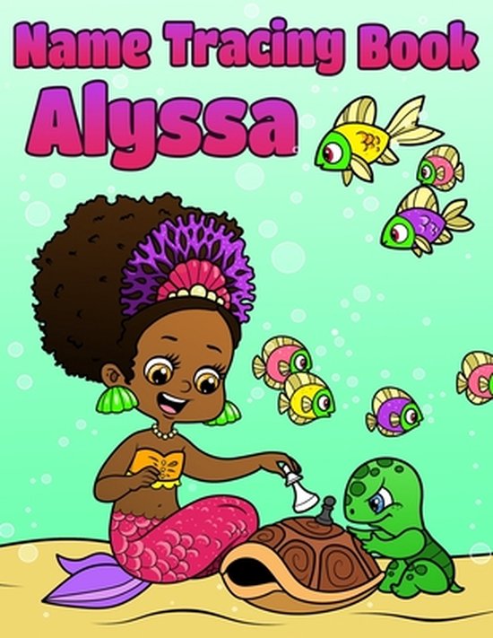 Alyssa: Tracing Workbook- Name Tracing Book Alyssa, Big Red Button ...