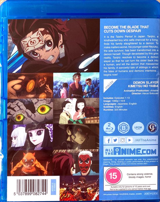 Demon Slayer: Kimetsu No Yaiba - Pt.1 (Blu-ray), Zach Aguilar | Dvd's | bol