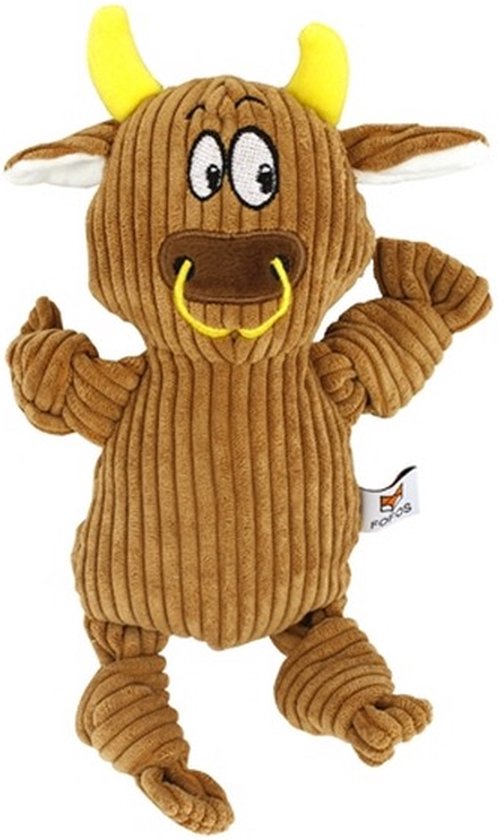 2x FOFOS FLUFFY KOE BRUIN 28X23X6,5CM | bol