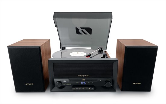 Muse MT-120MB - Muziekcenter met platenspeler, CD, radio, USB en ...