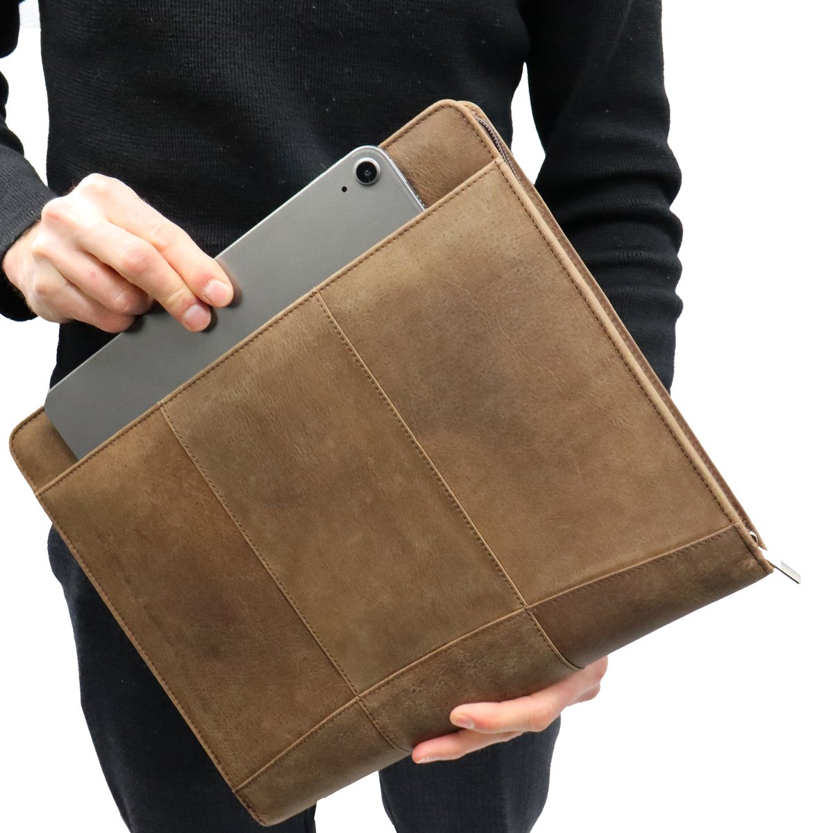 Safekeepers Schrijfmap A4 - Leren Schrijfmap - Conferentiemap A4 ...