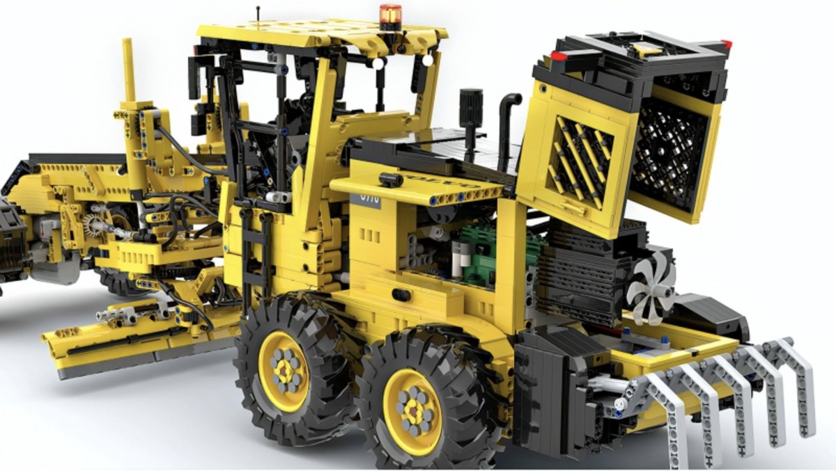 RC Radiografische Volvo G970 Bouwpakket Truck Grader Bouwmachine | MOC ...