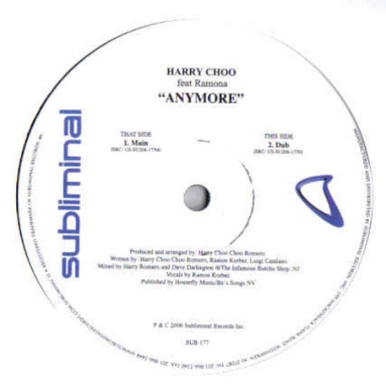 Anymore, Harry Romero Choo Choo | Muziek | bol