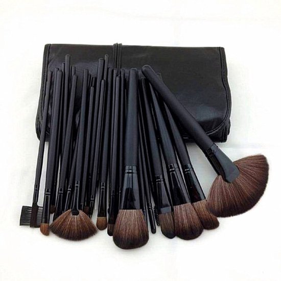 Complete make up kwasten set - 24 delig - Met foundation kwast - Met ...