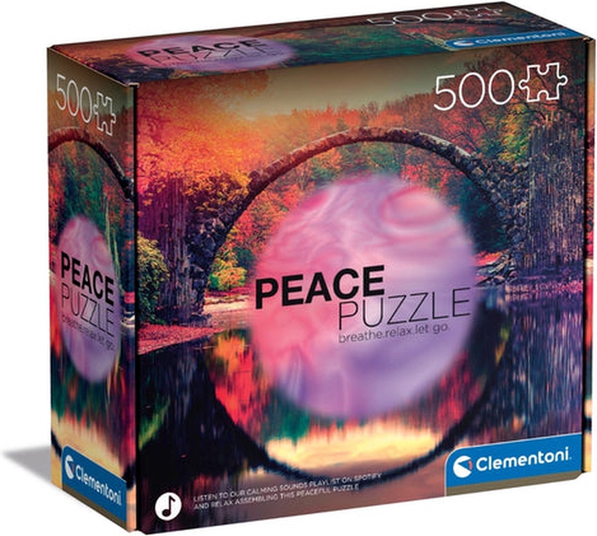 Clementoni Puzzels voor volwassenen - Peace Puzzle - Mindful Reflection ...