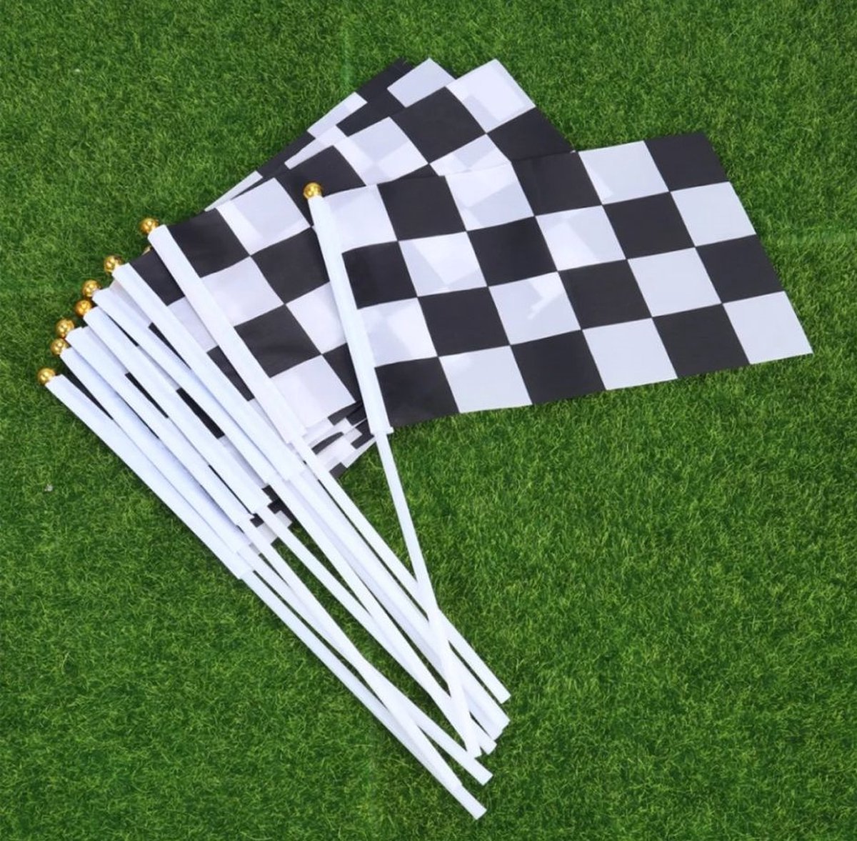 Akyol - Race vlag – formule 1 – race – vlaggen – 5 stuks –zwaaivlag ...