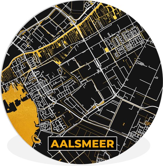Wall Circle - Wall Circle Indoor - Aalsmeer - Black and Gold et Or ...