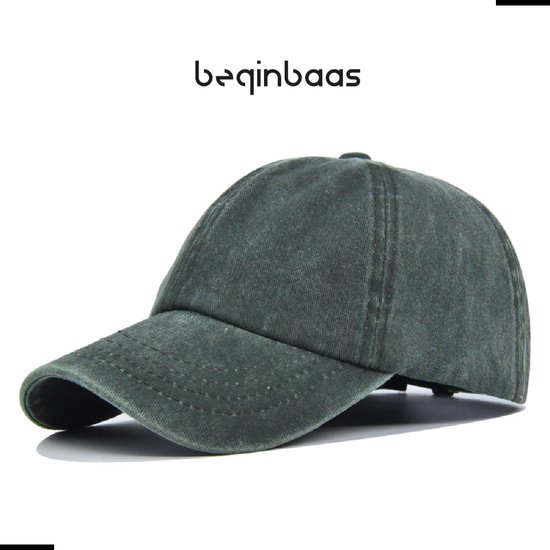 Legend Cap Basic Kids - beginbaas - Skinny Dye - Army Green - Groene ...