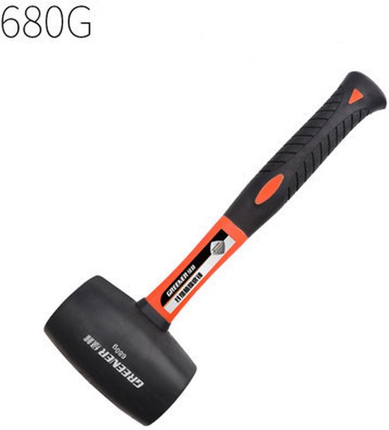 GREENER Rubberen hamer - Tegelhamer - Hamer - Montagehamer - Rubber ...