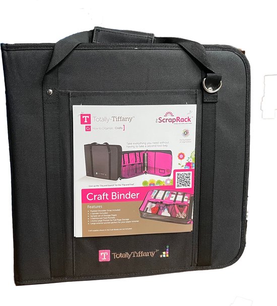 Black Craft Binder (40x38x10 cm) - - opbergsysteem voor scrapbooking of ...