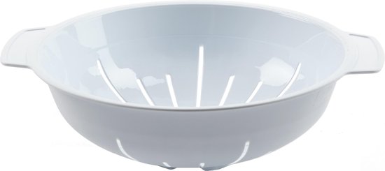 Stevig Kunststof vergiet wit 30 x 25 x 8 cm - Plastic vergieten keuken ...