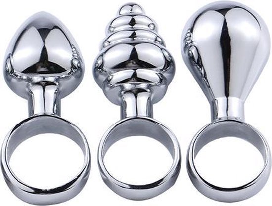 Metalen Buttplug Set Van Intenz 3 Delig Mini Startersset