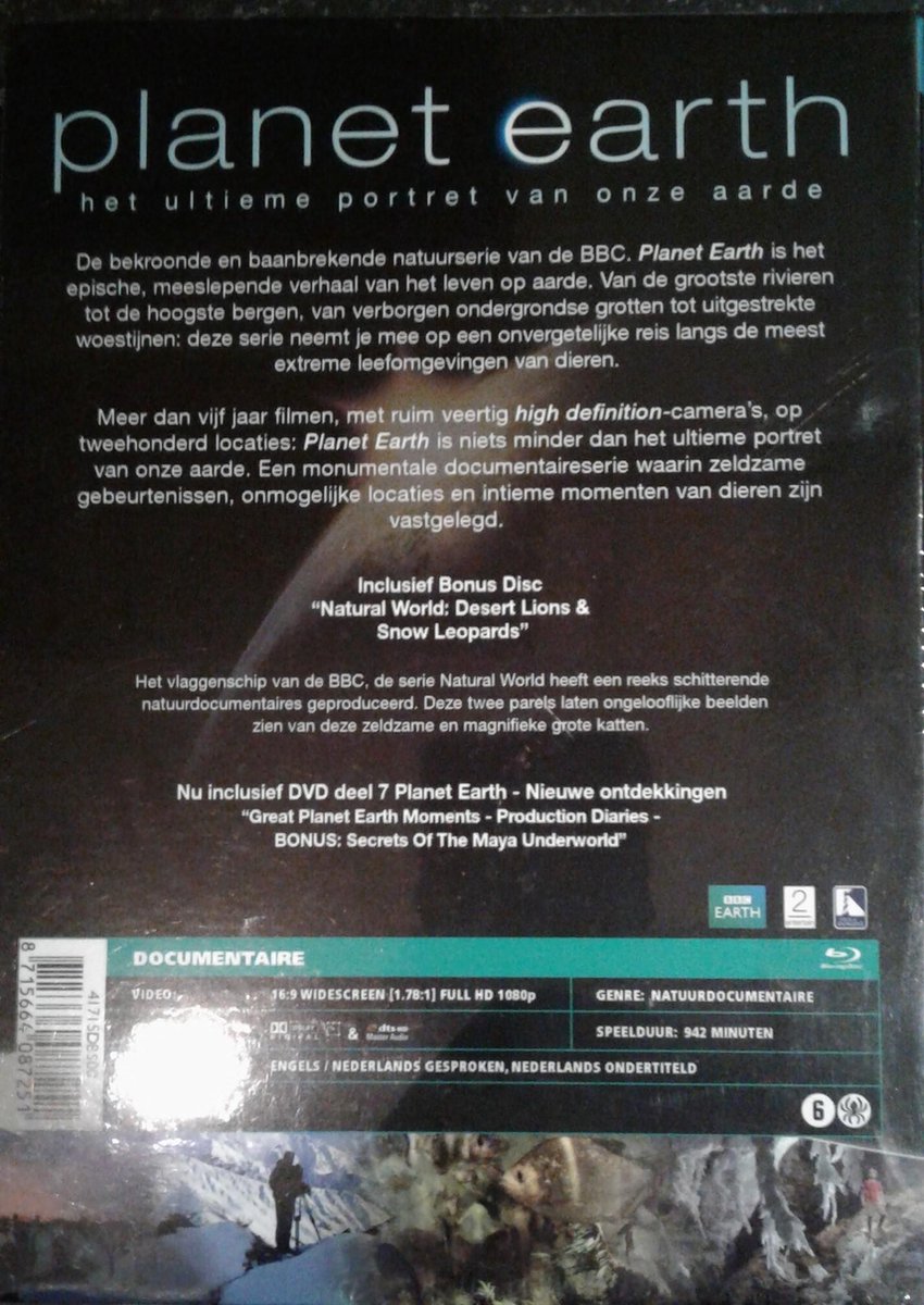 BBC Earth - Planet Earth (Blu-ray) (Blu-ray) | Dvd's | bol.com