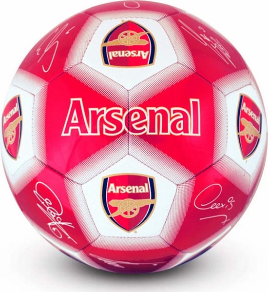 Arsenal FC Official Signature Badge Football (Red/White) | bol.com