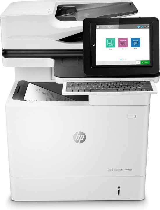 HP LaserJet Enterprise Flow MFP M631h, Laser, 52ppm, A4, 1200MHz ...