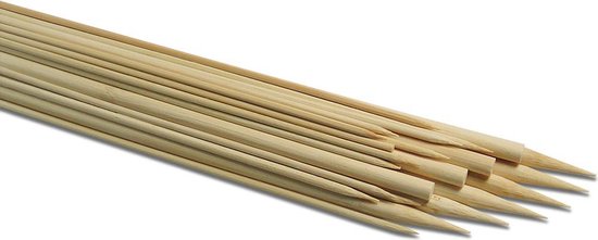 Bamboe houten stokjes met punt|3mm x 30cm | bol
