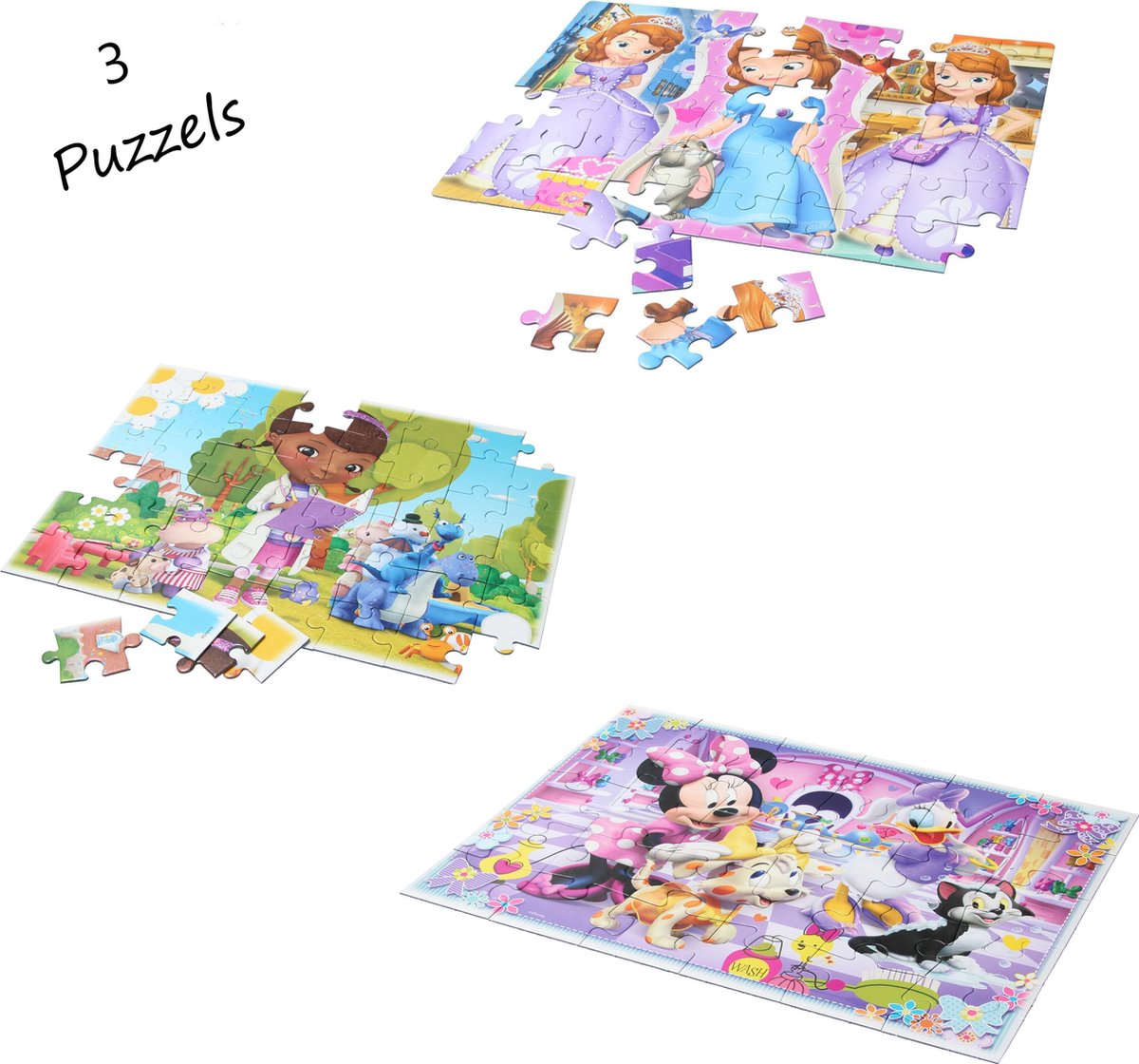 Puzzels Disney - Smart kit 7 in 1 | bol.com