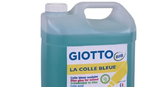 Giotto Can 5 kg Blue synthetic glue BIB | bol