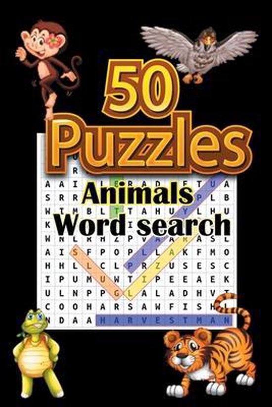 50 Puzzles Animals word search, Josef Mester Books | 9798627893426 ...