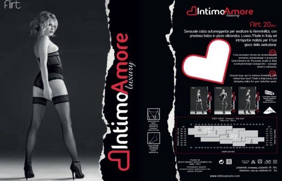 Intimo Amore luxury kousen - flirt- S- ambre | bol.com