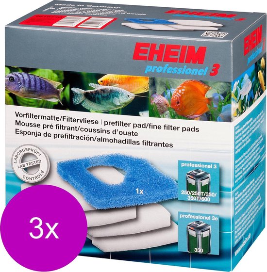 Eheim Set Filtermat Professioneel 3 300/600 - Filters - 3 x per stuk | bol