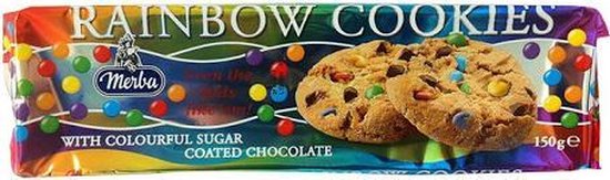 Merba Rainbow Cookies 22 x 150 gram | bol