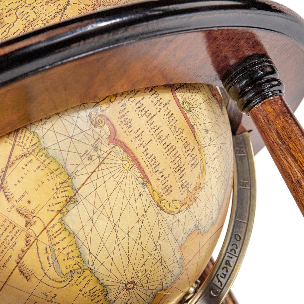 Authentic Models - Globe/Wereldbol "Navigator's Terrestrial Globe" hoogte 29,8cm -... | bol.com