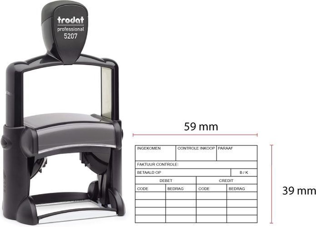 Stempelplaatje Trodat 5207 | bol