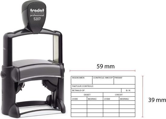Stempelplaatje Trodat 5207 | bol
