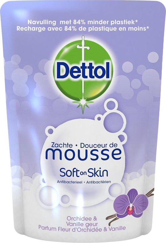 Dettol Handzeep Zachte Mousse - Navulling Magic Foam - Orchidee ...