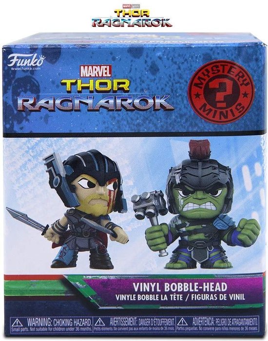 Funko THOR RAGNAROK Mystery Minis Vinyl Bobble-Head Figure (1 Blind Box ...