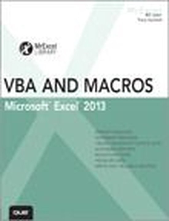 Excel 2013 Vba and Macros (ebook), Bill Jelen | 9780133259469 | Boeken | bol.com
