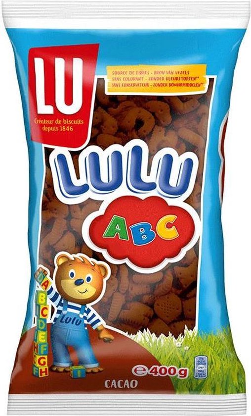 Lu - ABC Biscuits met Cacao 400 g | bol