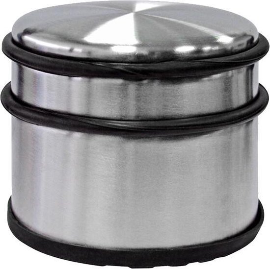 Deurstop inox 9 X 7,5 cm - set van 3 stuks | bol.com