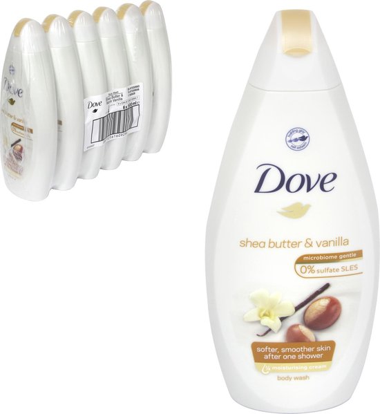 Dove Bodywash / Showergel XL Shea Butter & Vanille - Voordeelverpakking ...
